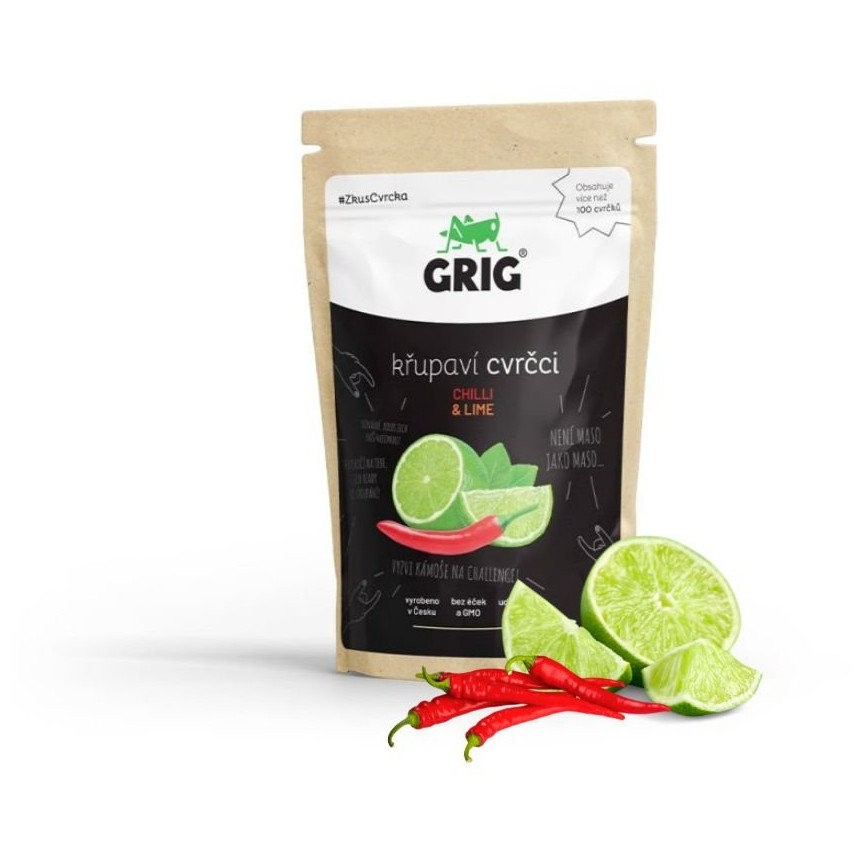 Grillos comestibles Grig Chilli & Lime | 4camping.es
