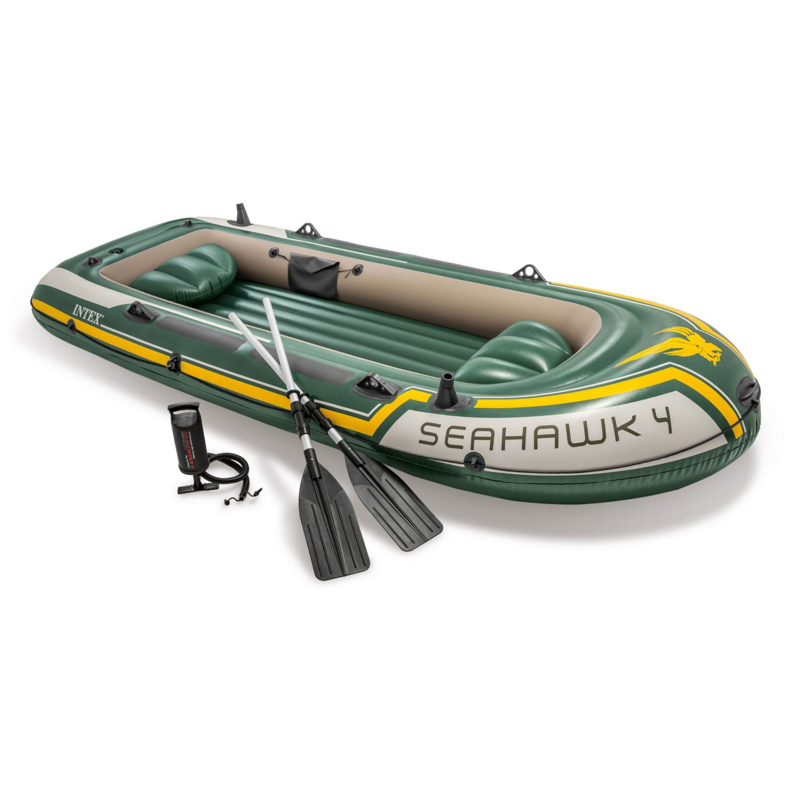 Lancha neumática Intex Seahawk 4 Boat Set 68351NP | 4camping.es