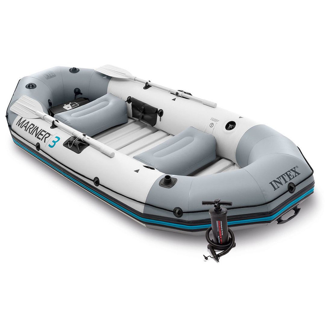 Lancha neumática Intex Mariner 3 Boat Set 68373NP | 4camping.es