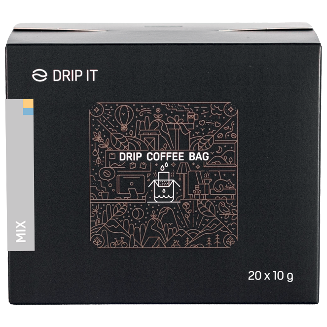 Café Drip it Mix - Colombia, Honduras 20x10 g | 4camping.es