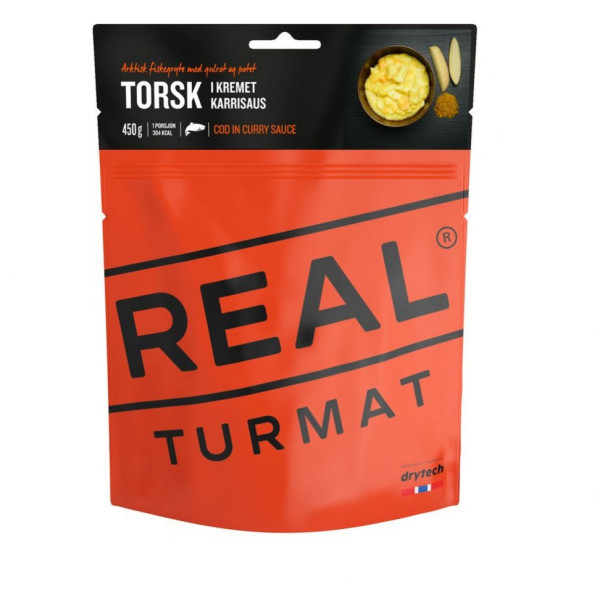Comida deshidratada Real Turmat Bacalao al curry | 4camping.es